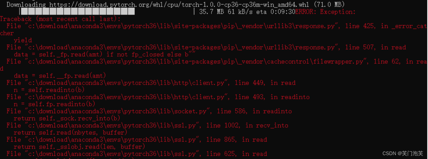 python-pip安装python包（pytorch）时遇到超时现象的通用解决方案_游戏逆向|游戏安全|yxfzedu.com