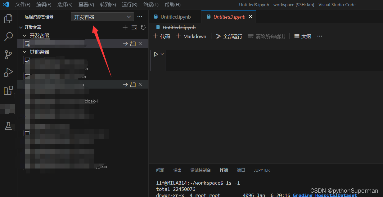 Python 关于使用统一服务器，vscode和网页版jupyter Notebook的交互问题游戏逆向游戏安全 