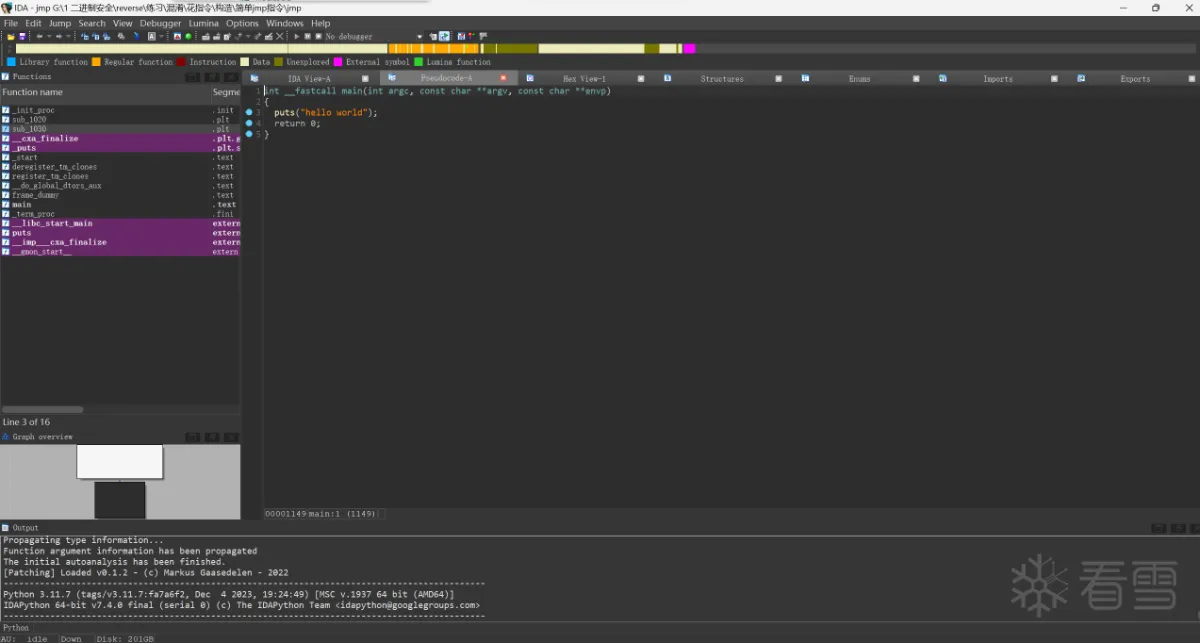 CTF对抗-花指令分析_游戏逆向|游戏安全|yxfzedu.com